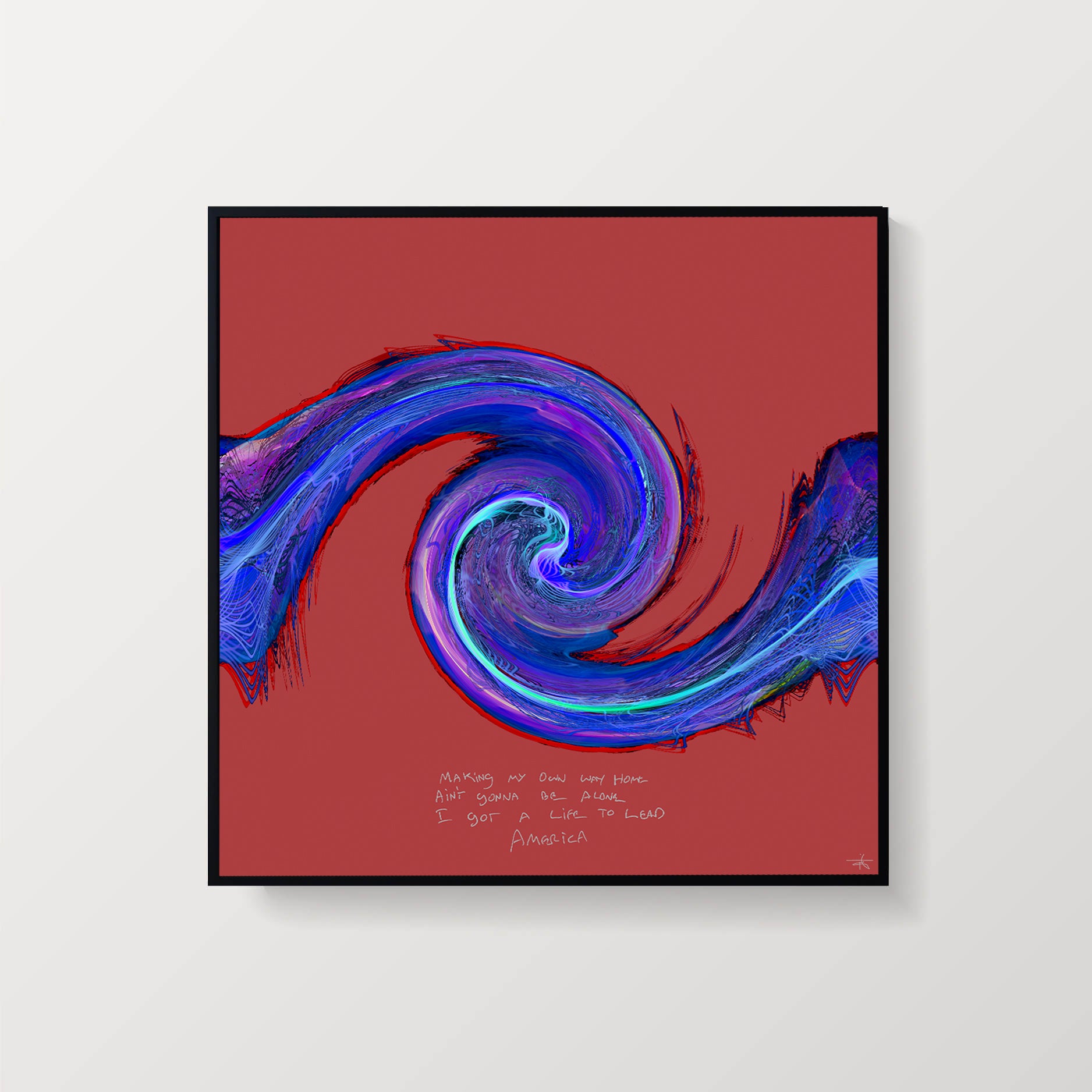 Rufus Wainwright: "Going To A Town" (Unsigned Prints) – Soundwaves Art Foundation