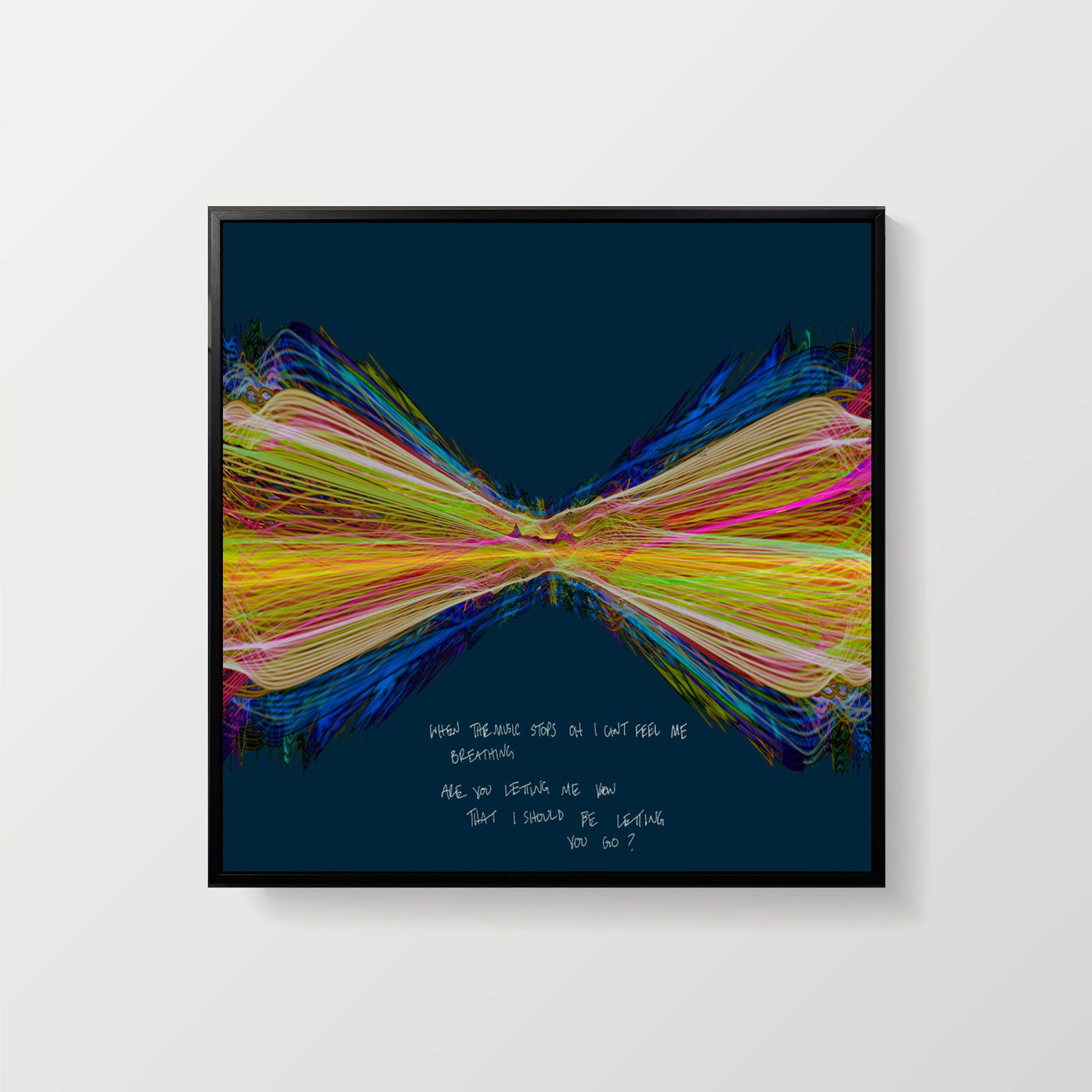 JXDN: "When The Music Stops" (Unsigned Prints) – Soundwaves Art Foundation